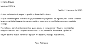 Carta De Disculpas | Pasos Para Redactarla, Ejemplo, Descarga – Modelos ...